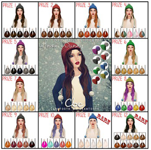 Second Life Marketplace - Clawtooth: Snow Bunny prize 10 (REZ AND OPEN)