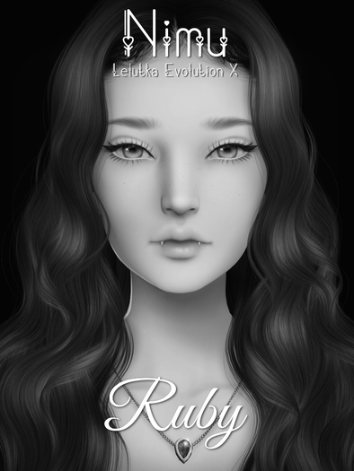 Second Life Marketplace - NIMU - RUBY skin (Lelutka Evolution X) DEMO Second Life Marketplace - NIMU - RUBY skin (Lelutka Evolution X) DEMO