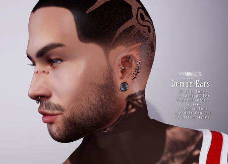 Second Life Marketplace - Cosmos: Demon Ears