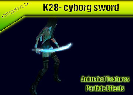 Second Life Marketplace - *SnoWStylZ* K28 cyborg sword