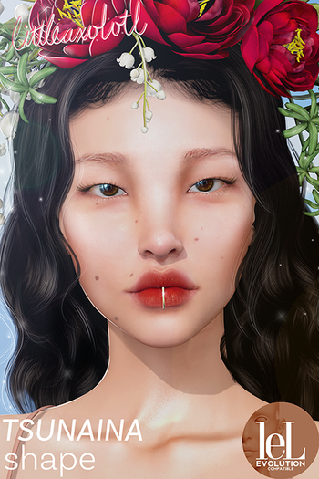 Second Life Marketplace - littleaxolotl_TSUNAINA Shape (Lelu Evo Ryn 2.5)