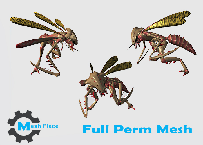 Second Life Marketplace - Mesh Place - Insect Monster - Full Perm Mesh