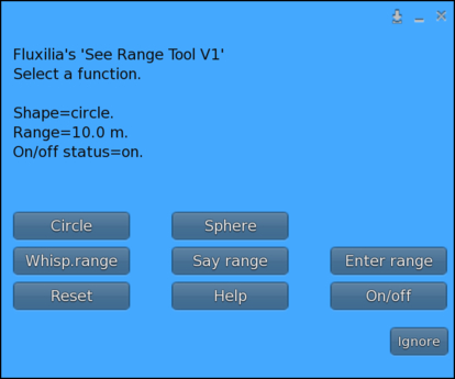 Second Life Marketplace - See Range Tool V1