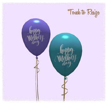 Second Life Marketplace - ~R~ Fallin Happy Mother's Day Balloons (Transfer)