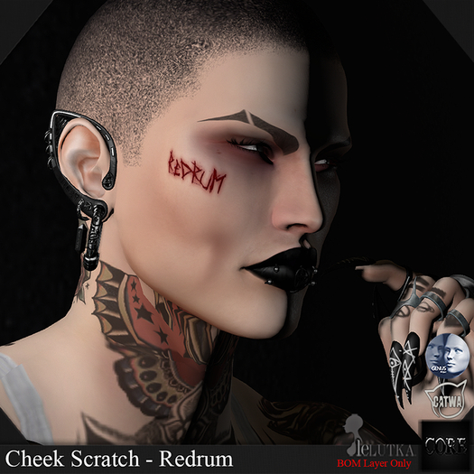 Second Life Marketplace - ::: Core ::: Cheek Scratch - Redrum