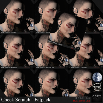 Second Life Marketplace - ::: Core ::: Cheek Scratch (Fatpack)