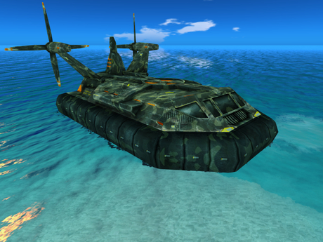 Second Life Marketplace - (WL) Military speed hovercraft Bundle (crate)