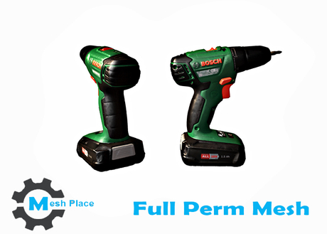 Second Life Marketplace - Mesh Place - Drill - Full Perm Mesh