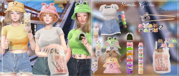 Second Life Marketplace - KitCat - Somdae Gacha Dango Common 3