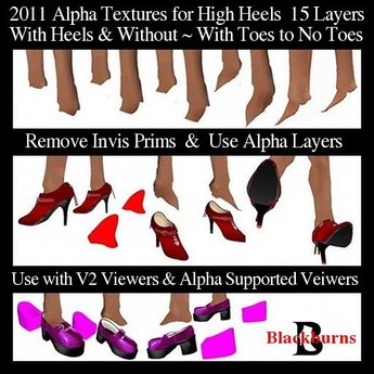 Second Life Marketplace - Alpha Layers for High Heels 2011 - BOM ...