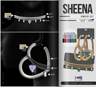 Second Life Marketplace - e.marie // Sheena Choker - Golds