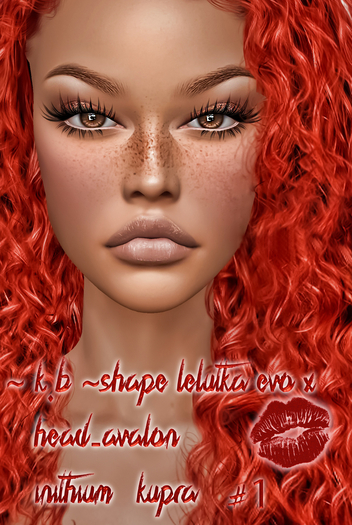 Second Life Marketplace - ~ K.B ~SHAPE LeLUTKA Evo X Head-AVALON ...