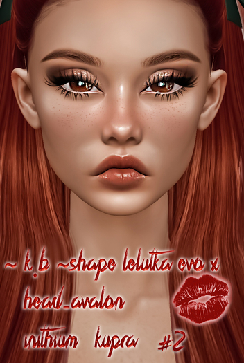 Second Life Marketplace - ~ K.B ~SHAPE LeLUTKA Evo X Head-AVALON ...
