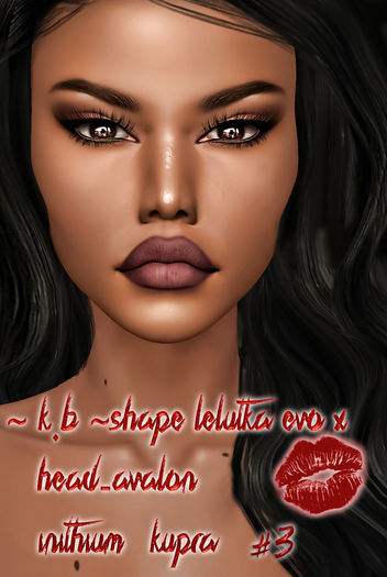 Second Life Marketplace - ~ K.B ~SHAPE LeLUTKA Evo X Head-AVALON ...