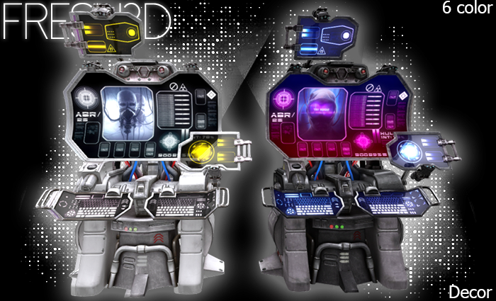 Second Life Marketplace - FRESH3D Sci-fi Boss Console