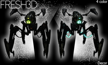 Second Life Marketplace - FRESH3D Sci-fi Mech Droid