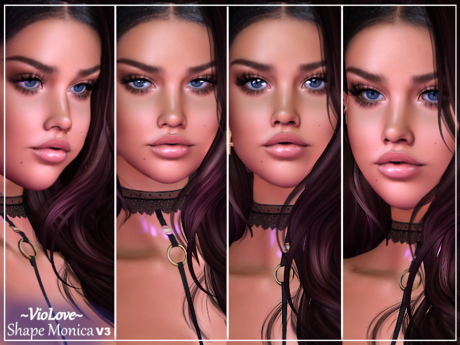 Second Life Marketplace - ~VioLove~ Shape Monica V3 - Genus Baby Face W001