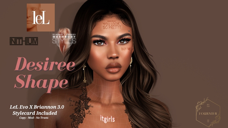 Second Life Marketplace - ::Posh:: Desiree - Kupra/Legacy/Lelutka ...