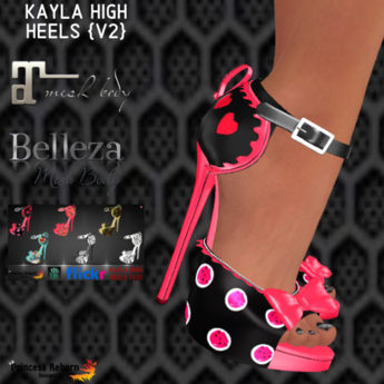 Second Life Marketplace - DEMO-Kayla High Heels {V2} "BOXED"