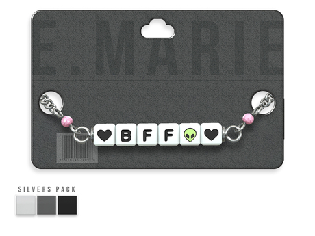 Second Life Marketplace - e.marie // Brielle Necklace - Silvers