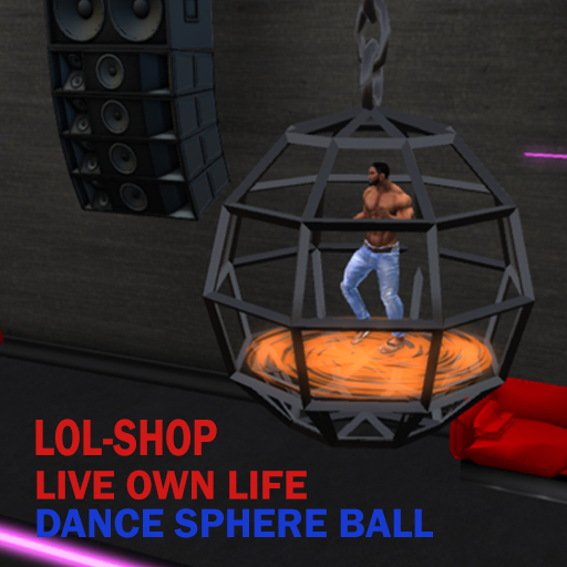 Second Life Marketplace - LOL - SPHERE DANCE BALL BRONCE-ORANGE
