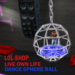 Second Life Marketplace - LOL - SPHERE DANCE BALL STEEL-BLUE