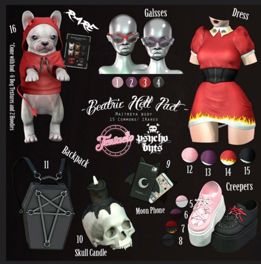 Second Life Marketplace - 2 Tentacio & .{PSYCHO:Byts}. Beatrix Hell ...