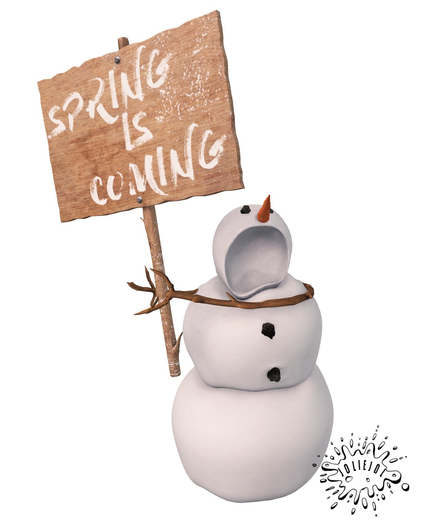 Second Life Marketplace - brocante. snowman gacha / protest spring
