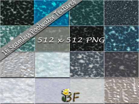Second Life Marketplace - Seamless Poolwater Textures - Box