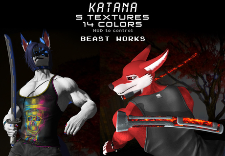 Second Life Marketplace - [Beast Works] Katana 1.0