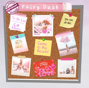 Second Life Marketplace - CUTE BULLETIN BOARD ™ © :::SALE:::MESH ...