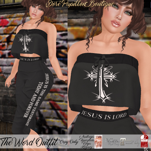Second Life Marketplace - DPB The Word Outfit - Grey *Maitreya ...