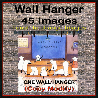 Second Life Marketplace - Wall Hanger with Multiple Humor Images