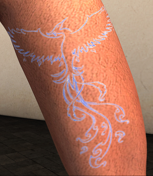 Second Life Marketplace - Phoenix Leg Tattoo