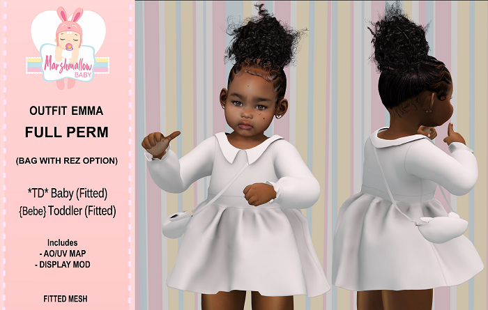 Second Life Marketplace - *MB* Fullperm Outfit Emma ( TD and Bebe ...