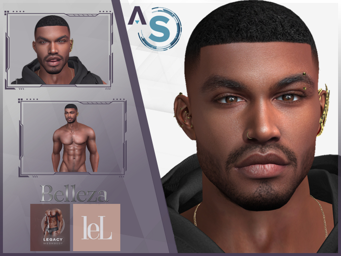 Second Life Marketplace - GLN4035 Shape LeLutka Luka 2.5-3.1 & Jake ...