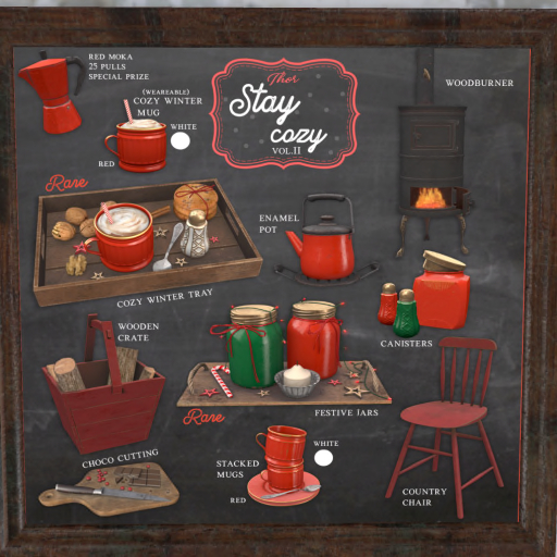 Second Life Marketplace - ..::THOR::.. Wooden Crate - Stay Cozy Volume ...