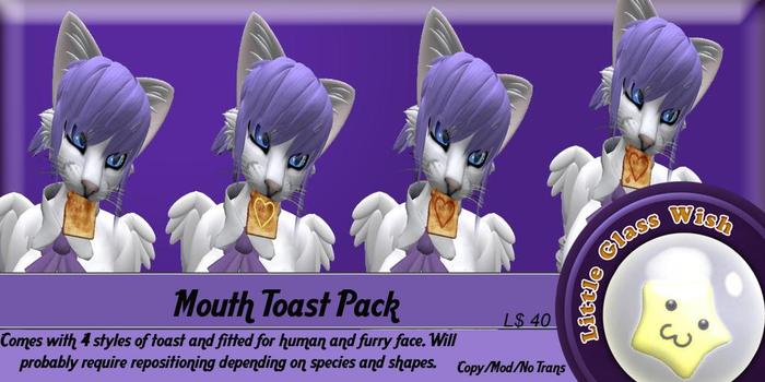 Second Life Marketplace - *LGW* Mouth Toast Pack Boxed