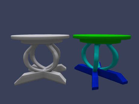 Second Life Marketplace - ~tc~ Mesh Circular Logic Side Table FullPerm Kit