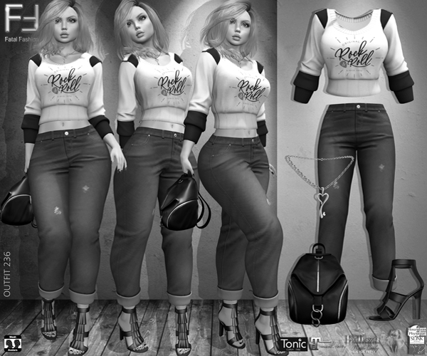 Second Life Marketplace - *DEMO* Fatal Fashion - Outfit 236