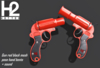 Second Life Marketplace - H2 - Gun red black mesh pose hand bento