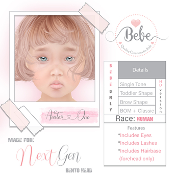 Second Life Marketplace - {Bebe} Avi One
