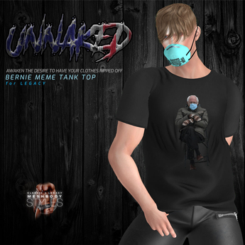 Second Life Marketplace - UNNAKED / T-SHIRT / LEGACY / BERNIE [MEME ...