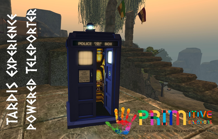 Second Life Marketplace - PRIMitive Whovians - TARDIS Teleporter ...