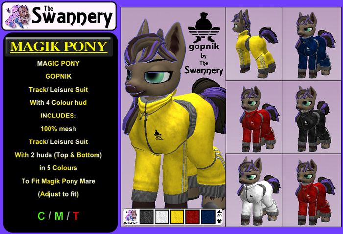 Second Life Marketplace - Magik Pony Mare - Gopnik Leisure Suit
