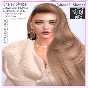 Second Life Marketplace - UpBeatZ: Shaley Shape Catwa HDPRO Sasa