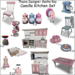 Second Life Marketplace - Camille Kitchen Gacha FULL SET