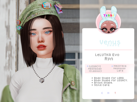 Second Life Marketplace - . Yubbi . // Venus - LeLutka Evo RYN