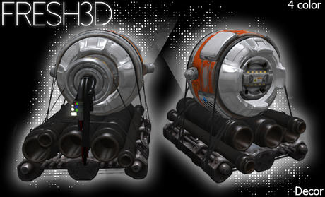 Second Life Marketplace - FRESH3D Sci-fi Energy Core Asset