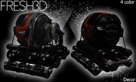 Second Life Marketplace - FRESH3D Sci-fi Energy Core Asset